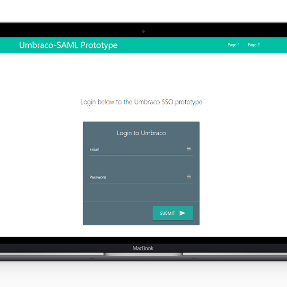 Single Sign On Prototype - Darren Welch
